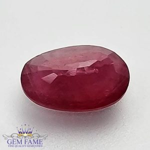 Ruby 1.76ct Natural Gemstone Africa