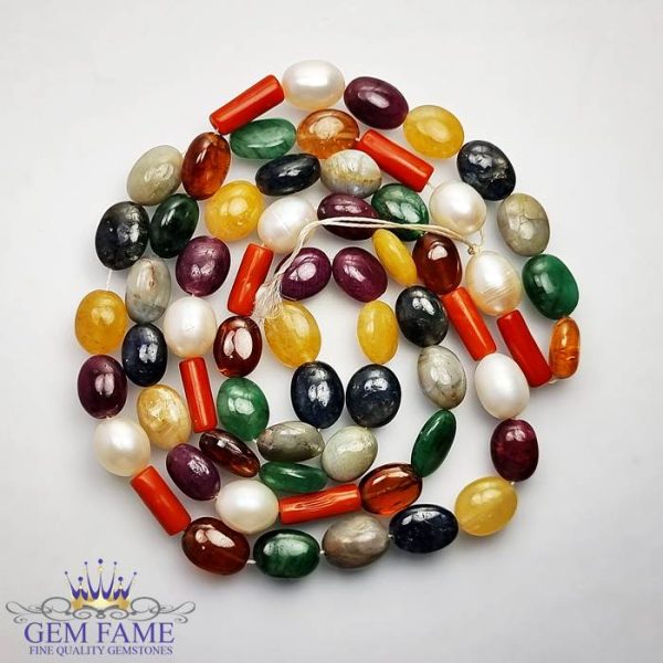 Navratna Beads-Navratan Mala-Navratan Multicolour Beads